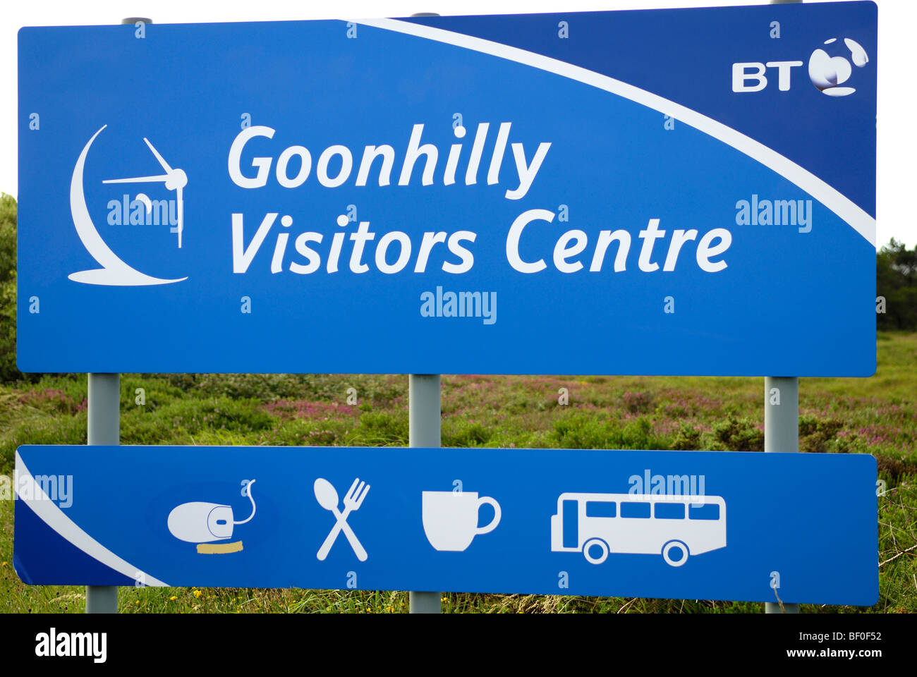 BT Goonhilly satellite station Cornwall UK Stock Photo - Alamy