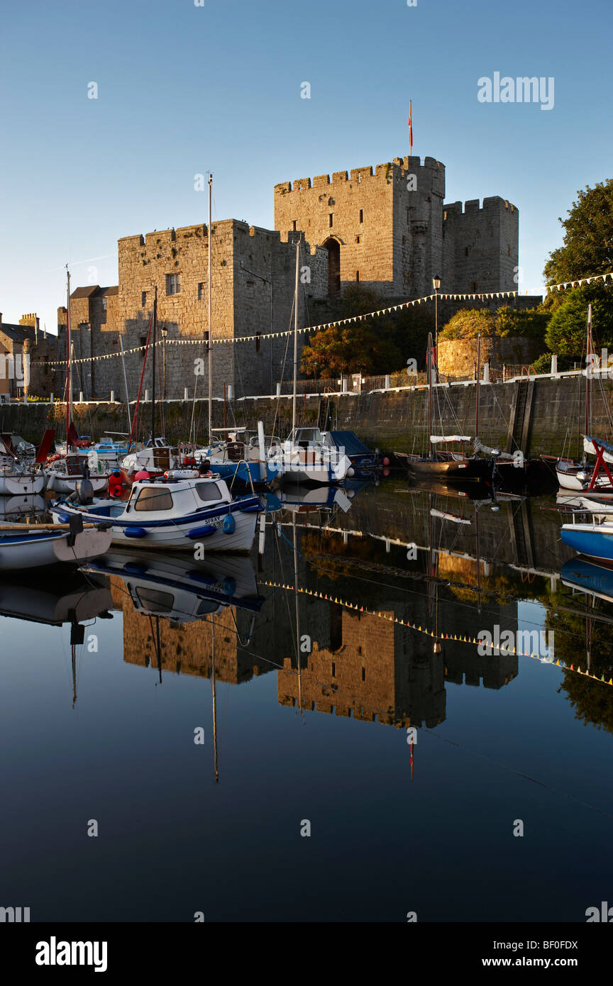 Castle Rushen Castletown Isle Of Man Stock Photo - Alamy