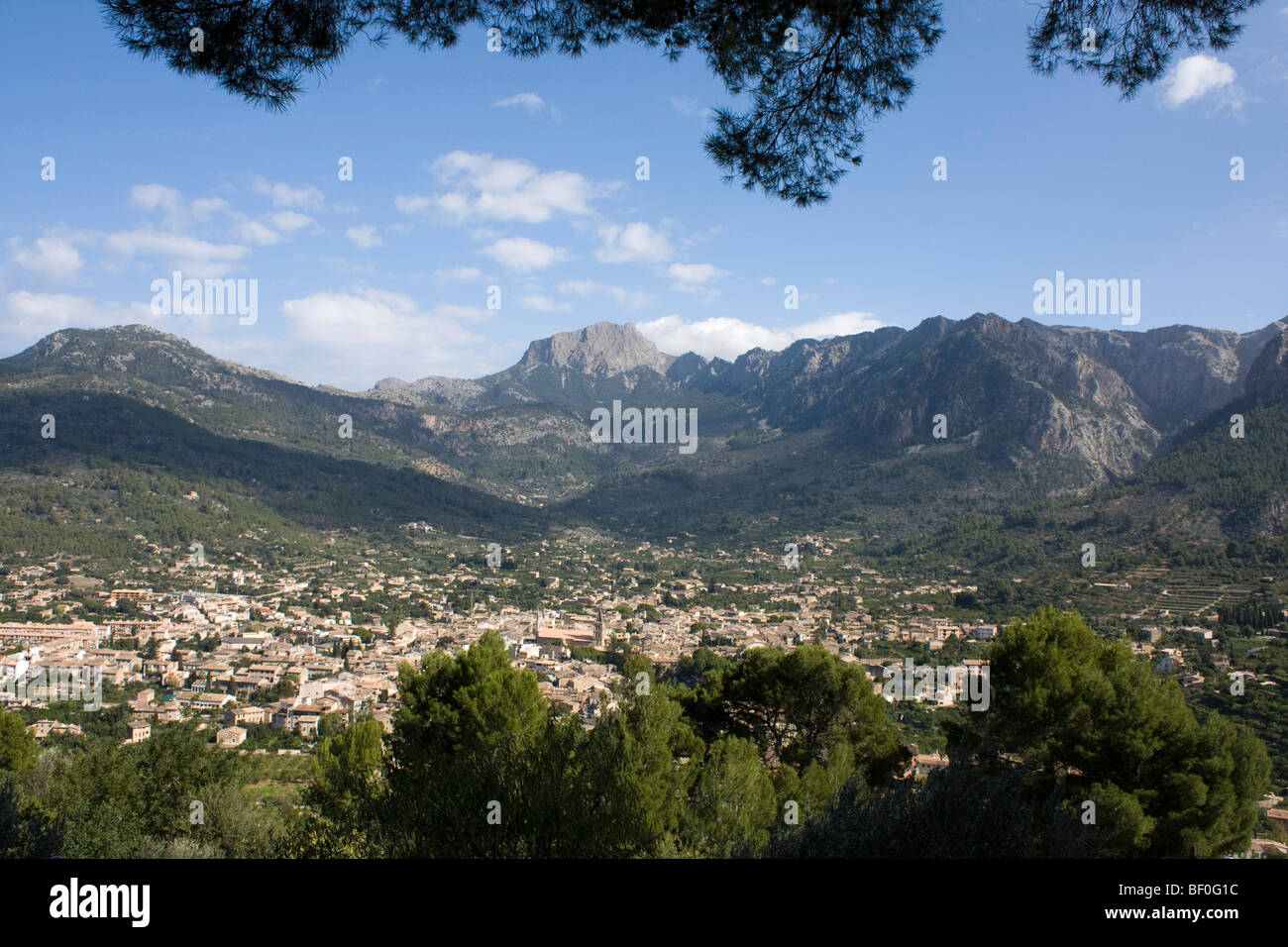 soller Sóller town majorca mallorca spain Balearic Islands Stock Photo ...
