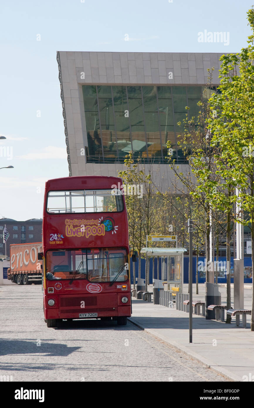 Tour bus, Liverpool, England Stock Photo - Alamy