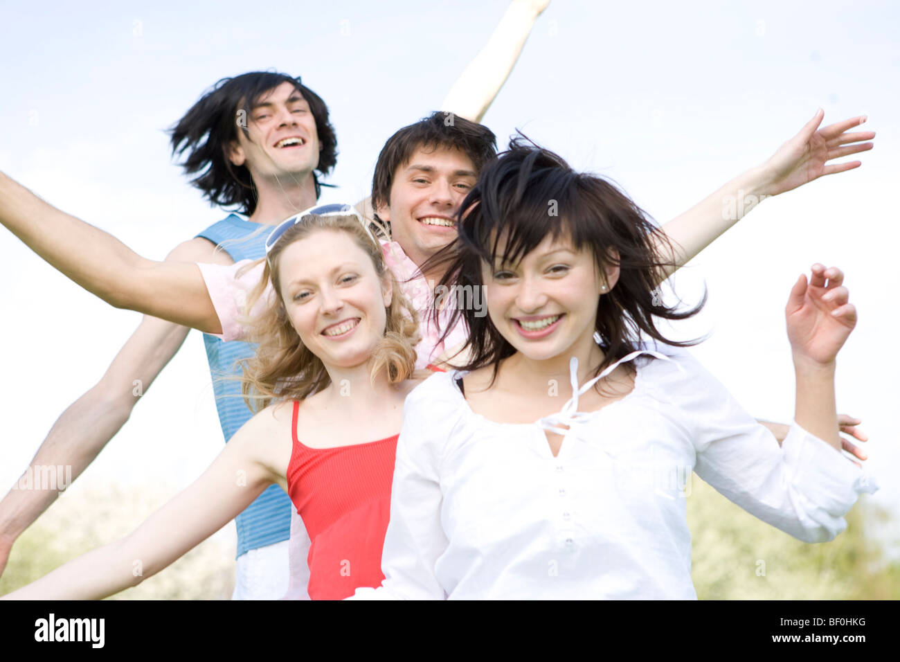 Friends with humans hi-res stock photography and images - Alamy