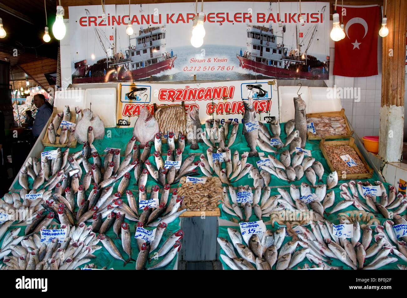 Istanbul Turkey Kumkapi Balik Pazar fish market Stock Photo - Alamy