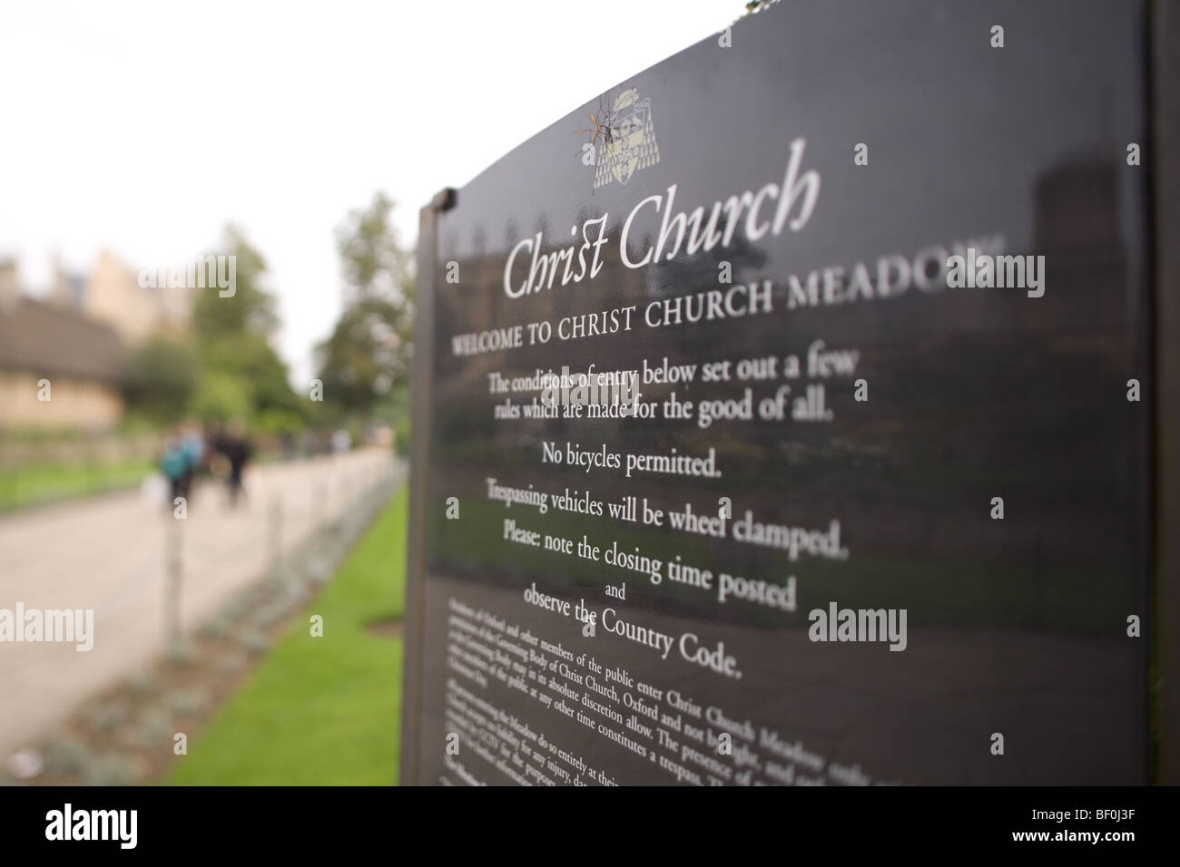 Christ Church meadow Stock Photo - Alamy