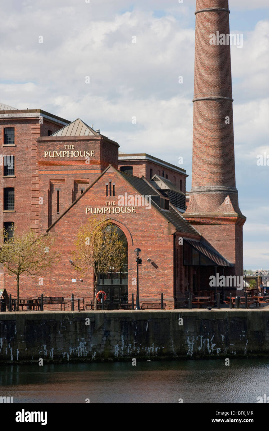 Pumphouse on Albert Dock, Liverpool, England Stock Photo - Alamy