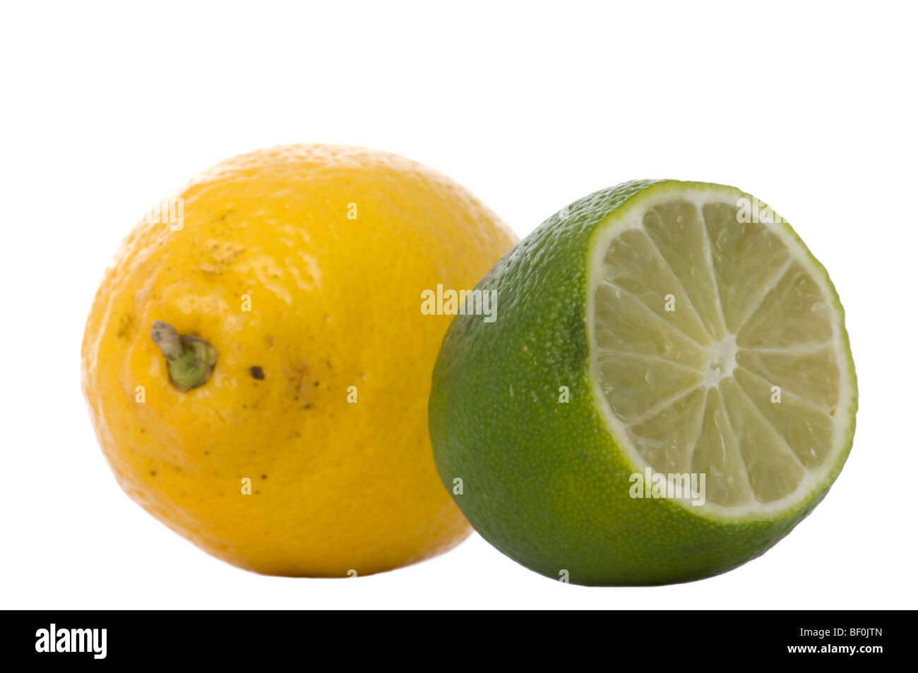 object on white - raw Lime close up Stock Photo - Alamy