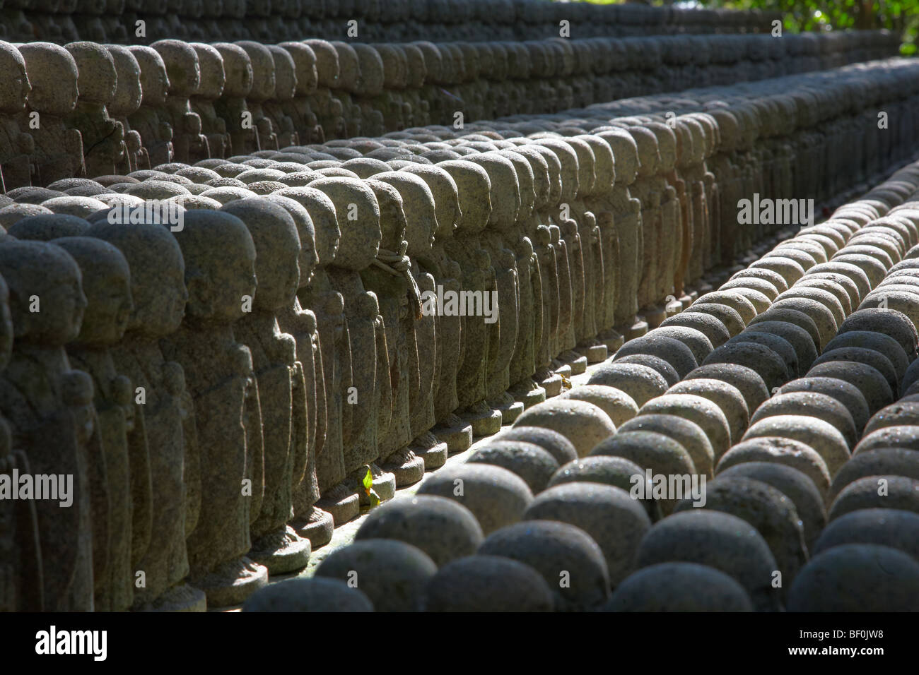 1001 stone monks statues from Hasedera in Kamakura, Japan Stock Photo ...