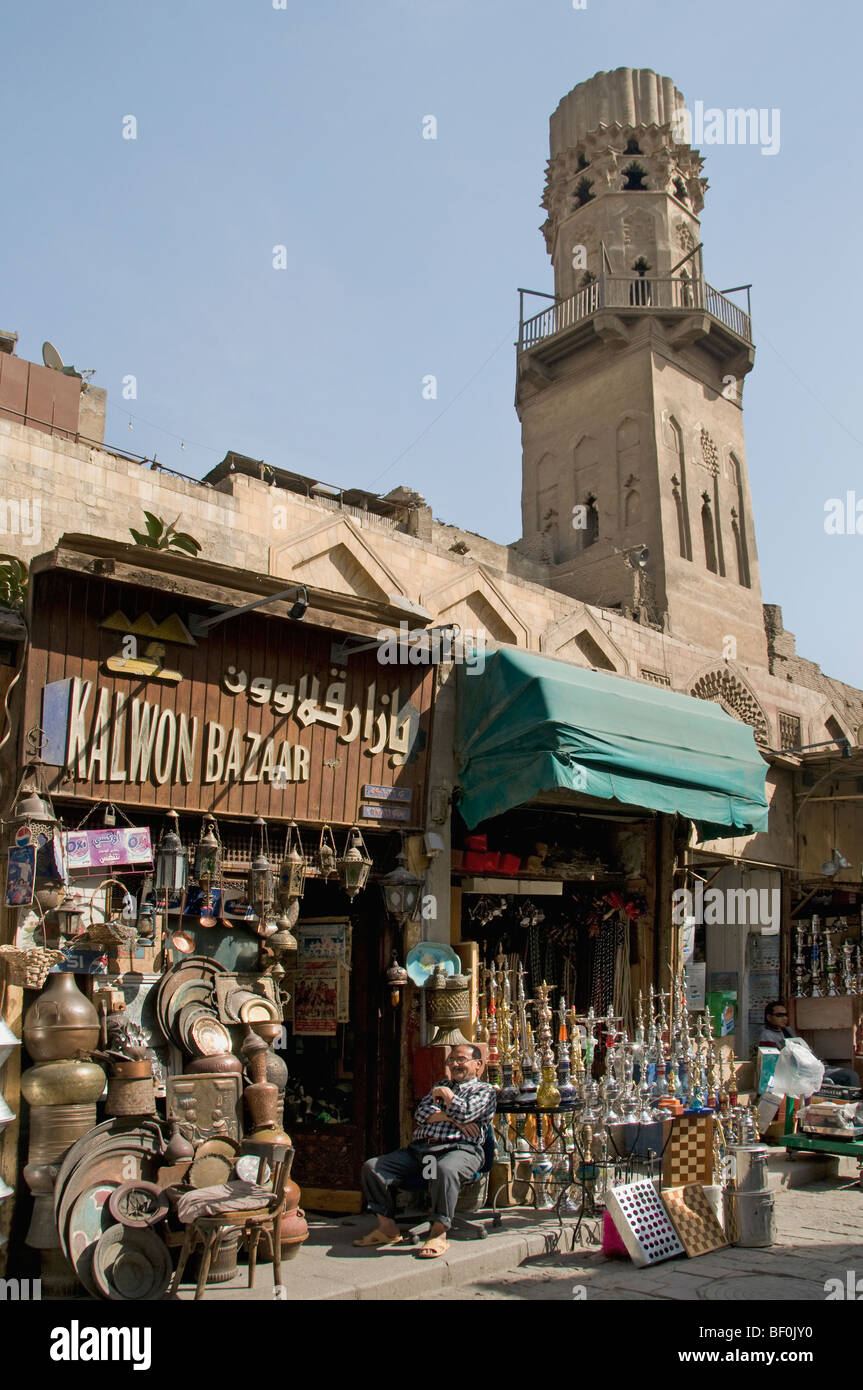 Khan el Khalili Islamic Cairo Egypt Bazaar Souk The souk dates back to ...