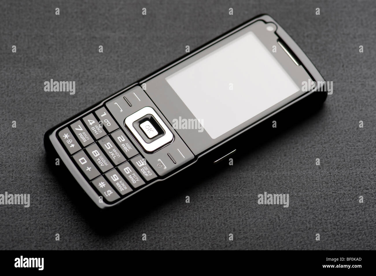 object on black - mobile phone close up Stock Photo - Alamy