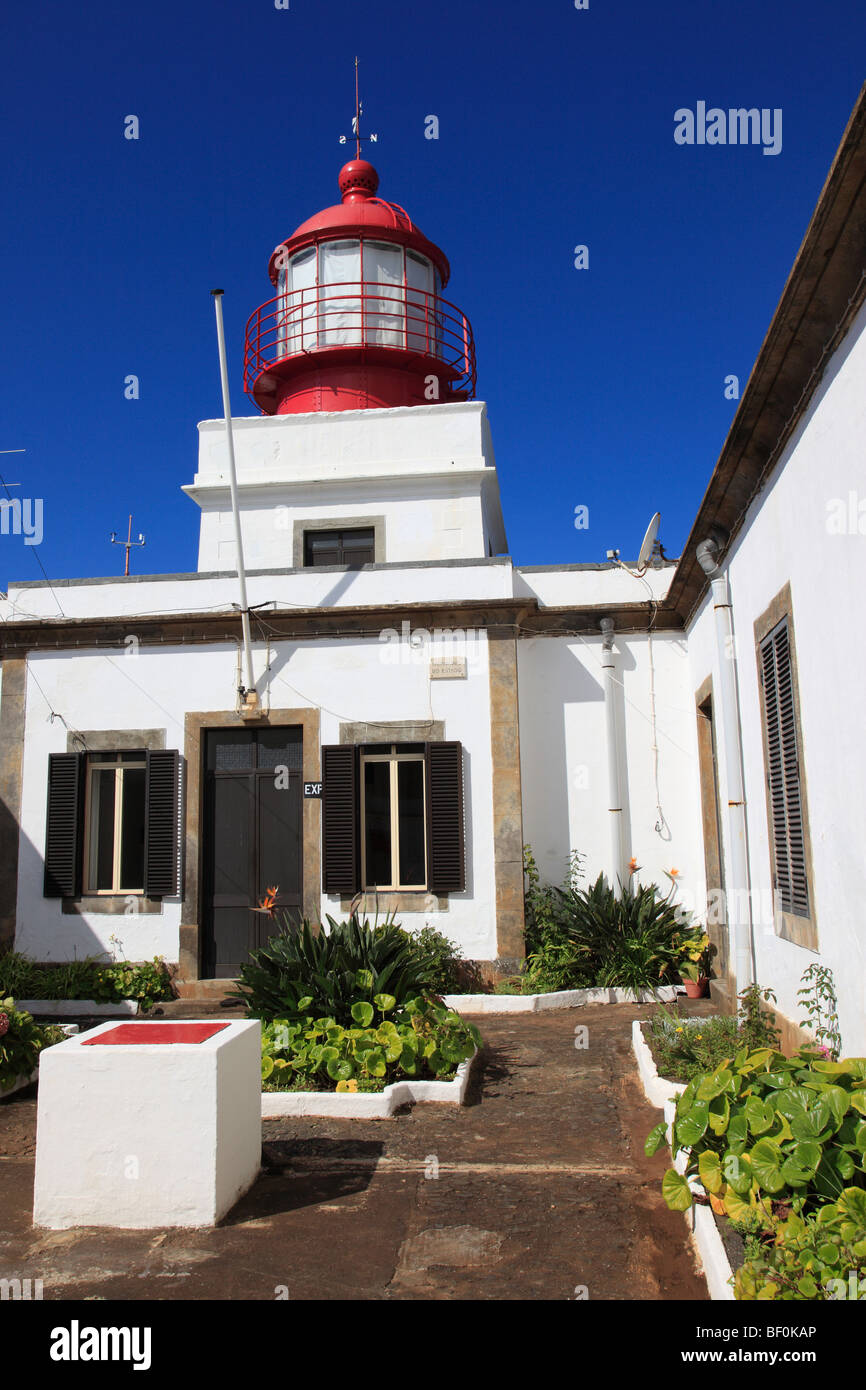 Lighthouse at Ponta do Pargo, Westcoast of Madeira, Portugal Europe ...