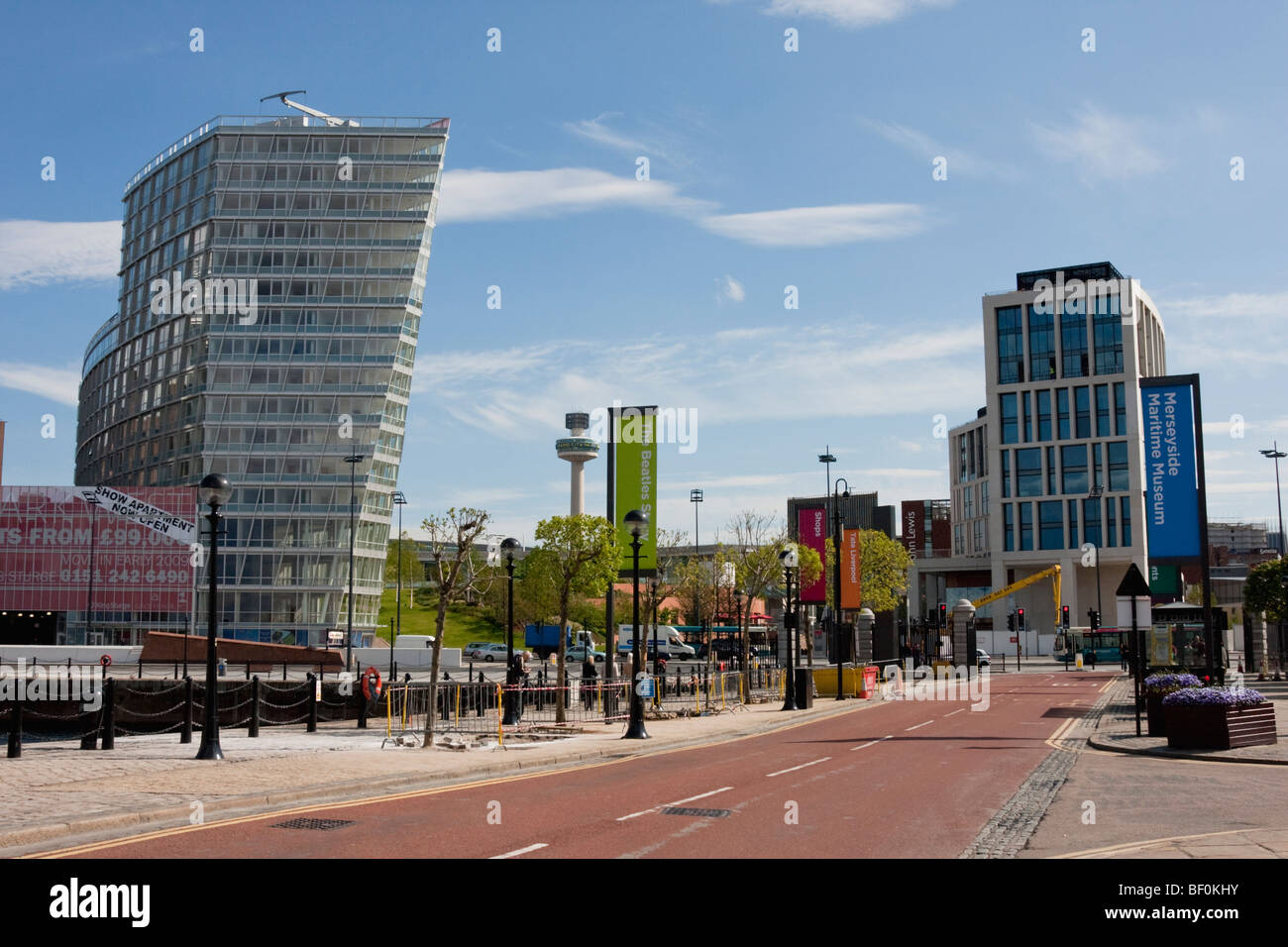 Modern buildings in Liverpool Stock Photo - Alamy