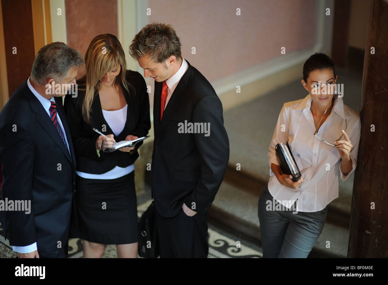 Group of Managers Stock Photo - Alamy