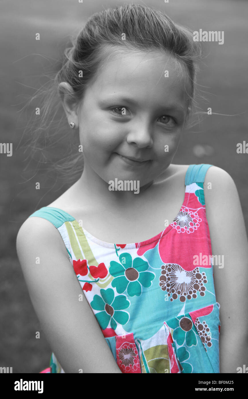 Portrait of a 4 yr old girl Stock Photo - Alamy