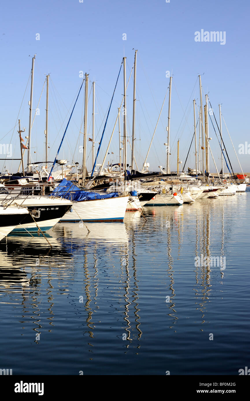 Estepona port Marina Malaga white village pueblo blanco Spain Stock ...
