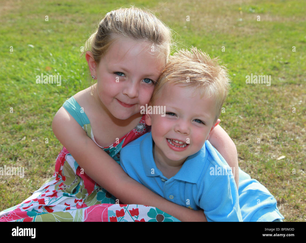 Brother and sister Stock Photo - Alamy