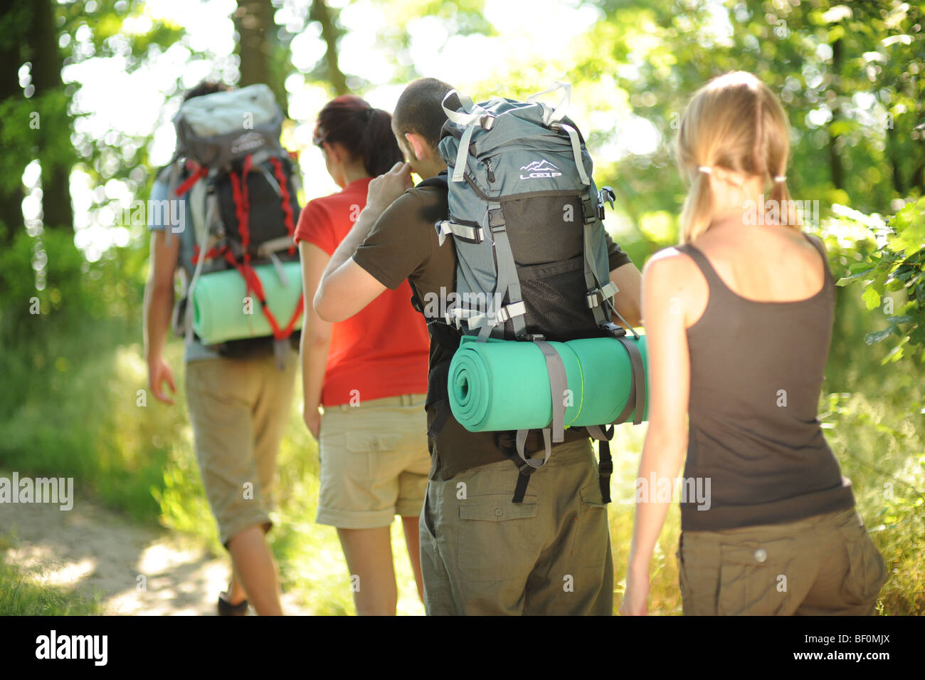 Young People Going on a Trip Stock Photo - Alamy
