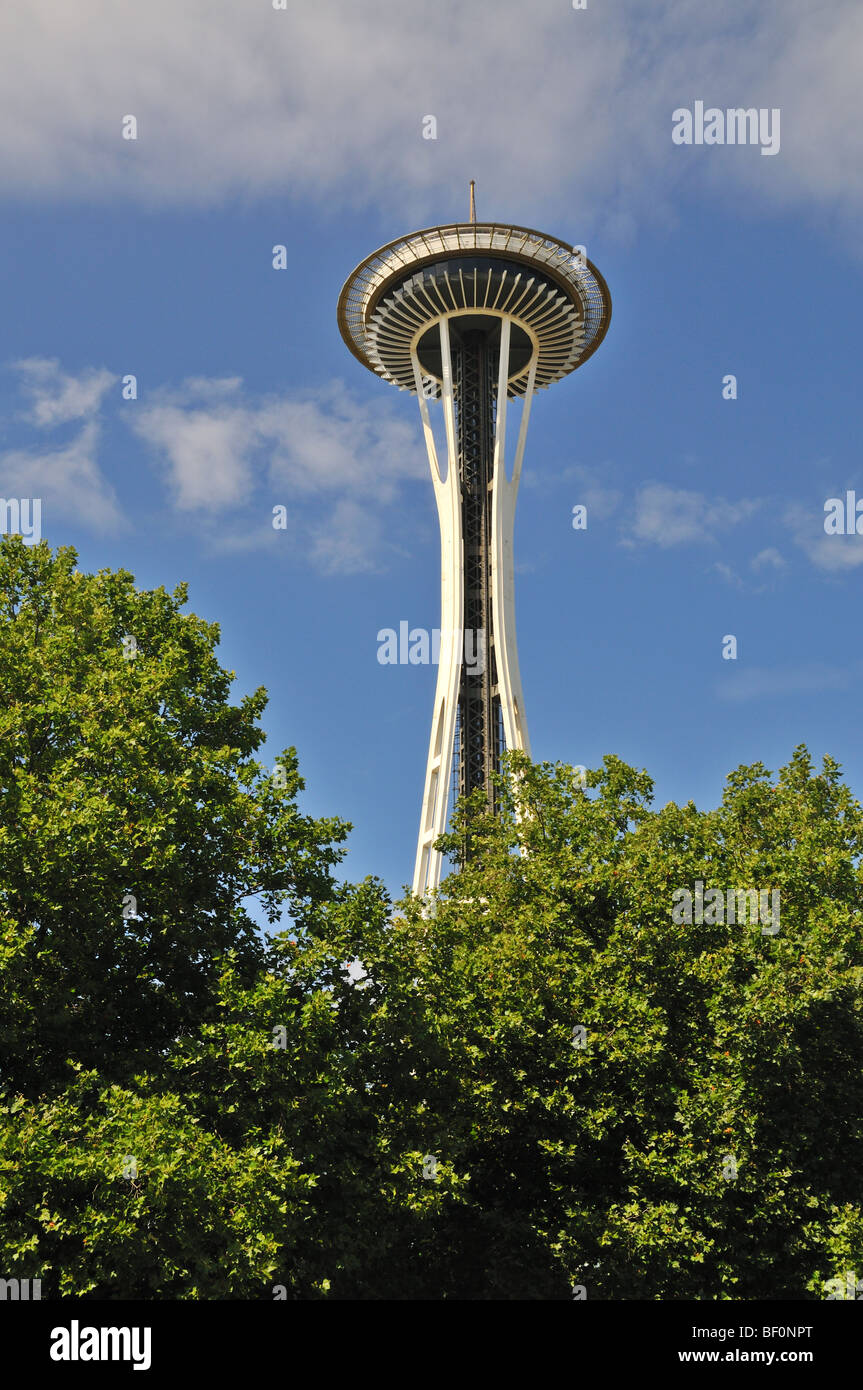 Seattle Space Needle at Seattle Center on a sunny day Stock Photo - Alamy