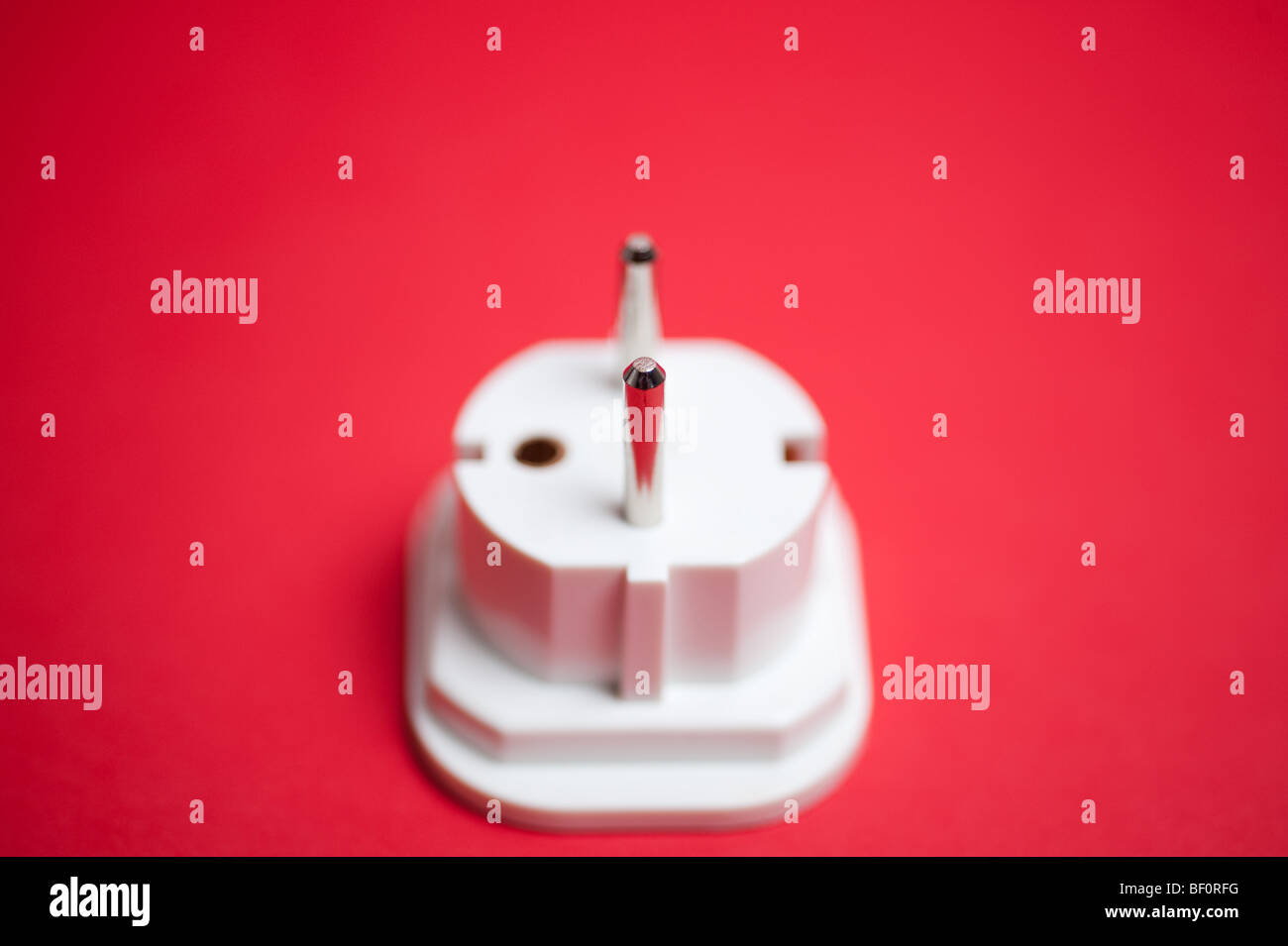 A European electric plug converter, which translates UK 240V into ...