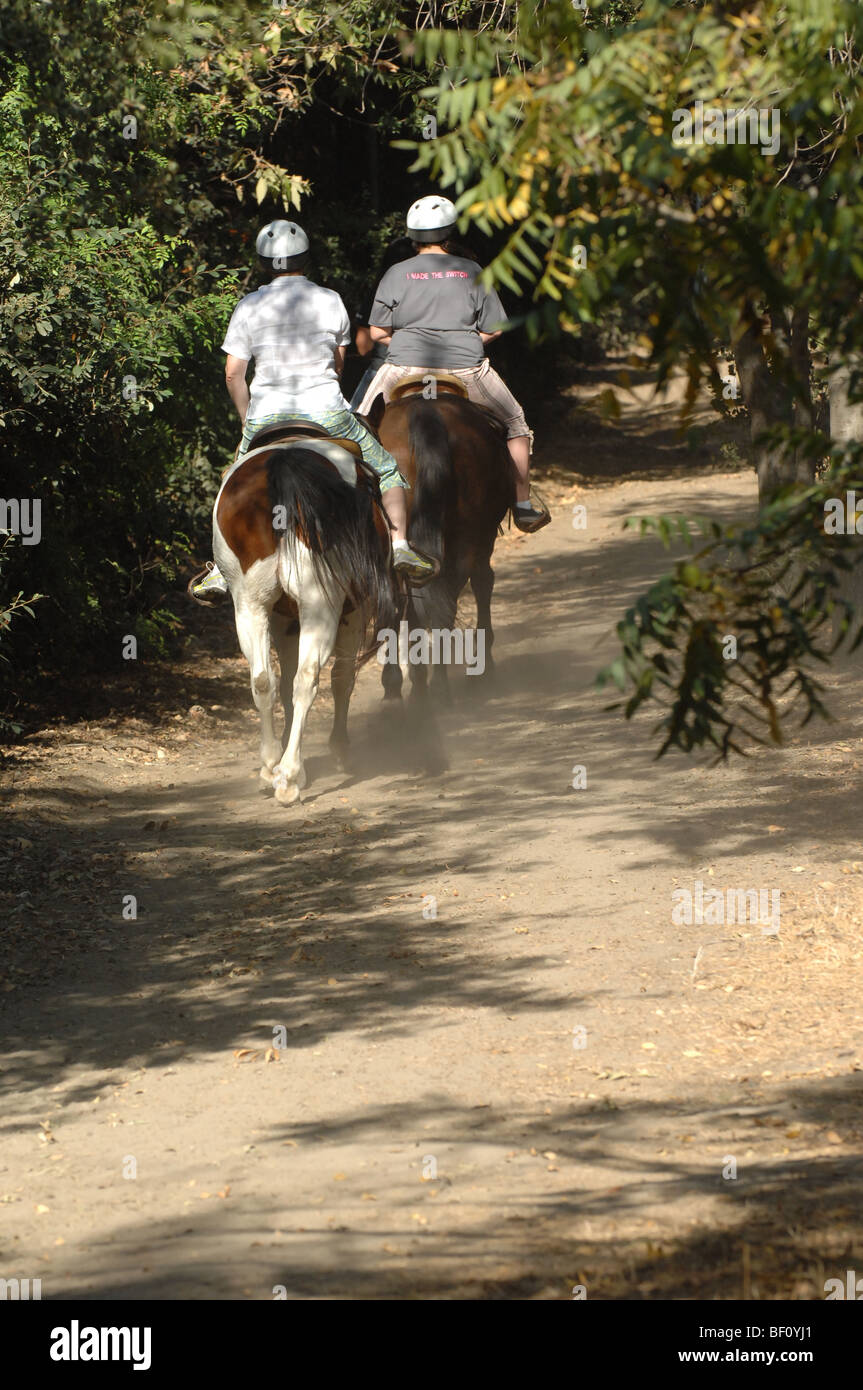 Horseback riding at Irvine Regional Park in Orange County, California ...