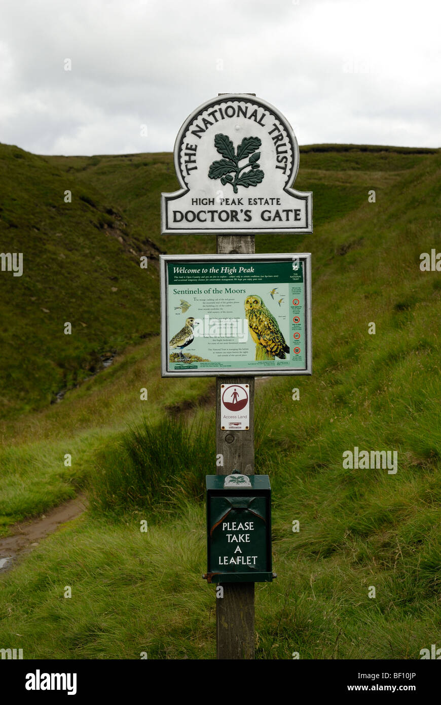 Doctors Gate High Peak Derbyshire. Taken from a public place - highway ...