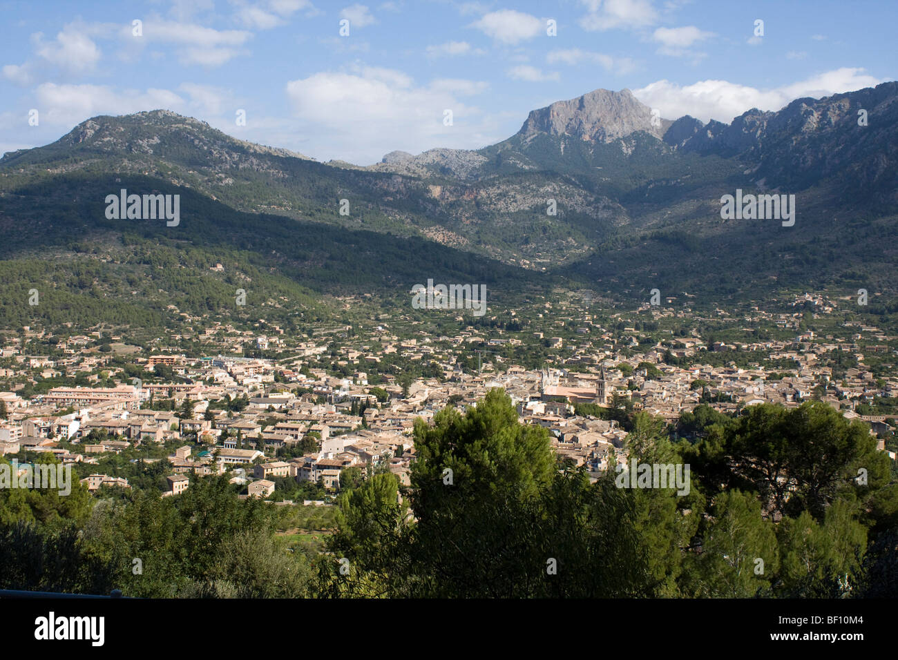 soller Sóller town majorca mallorca spain Balearic Islands Stock Photo ...