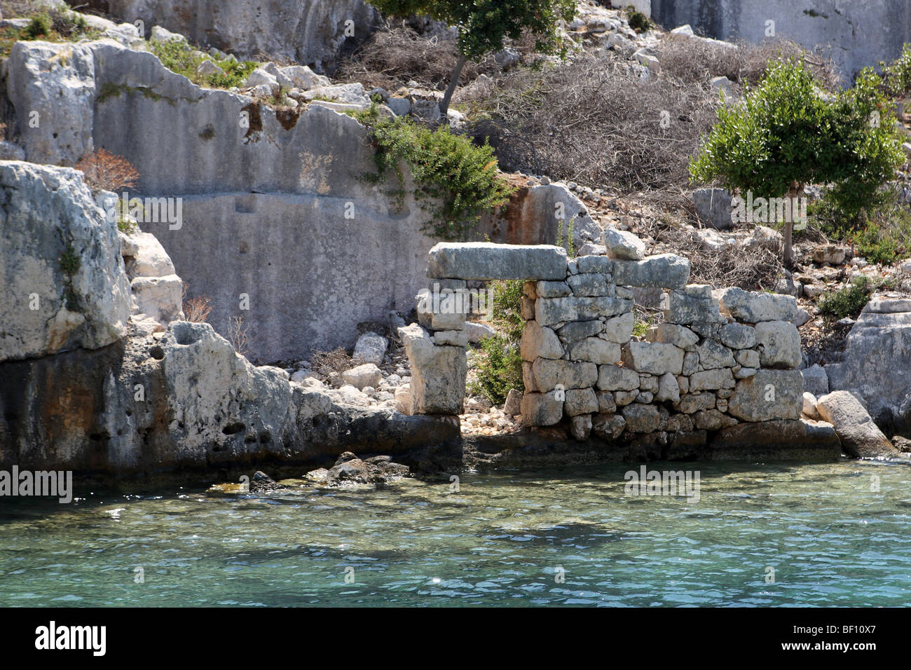 Sunken City of Kekova Turkey Stock Photo - Alamy