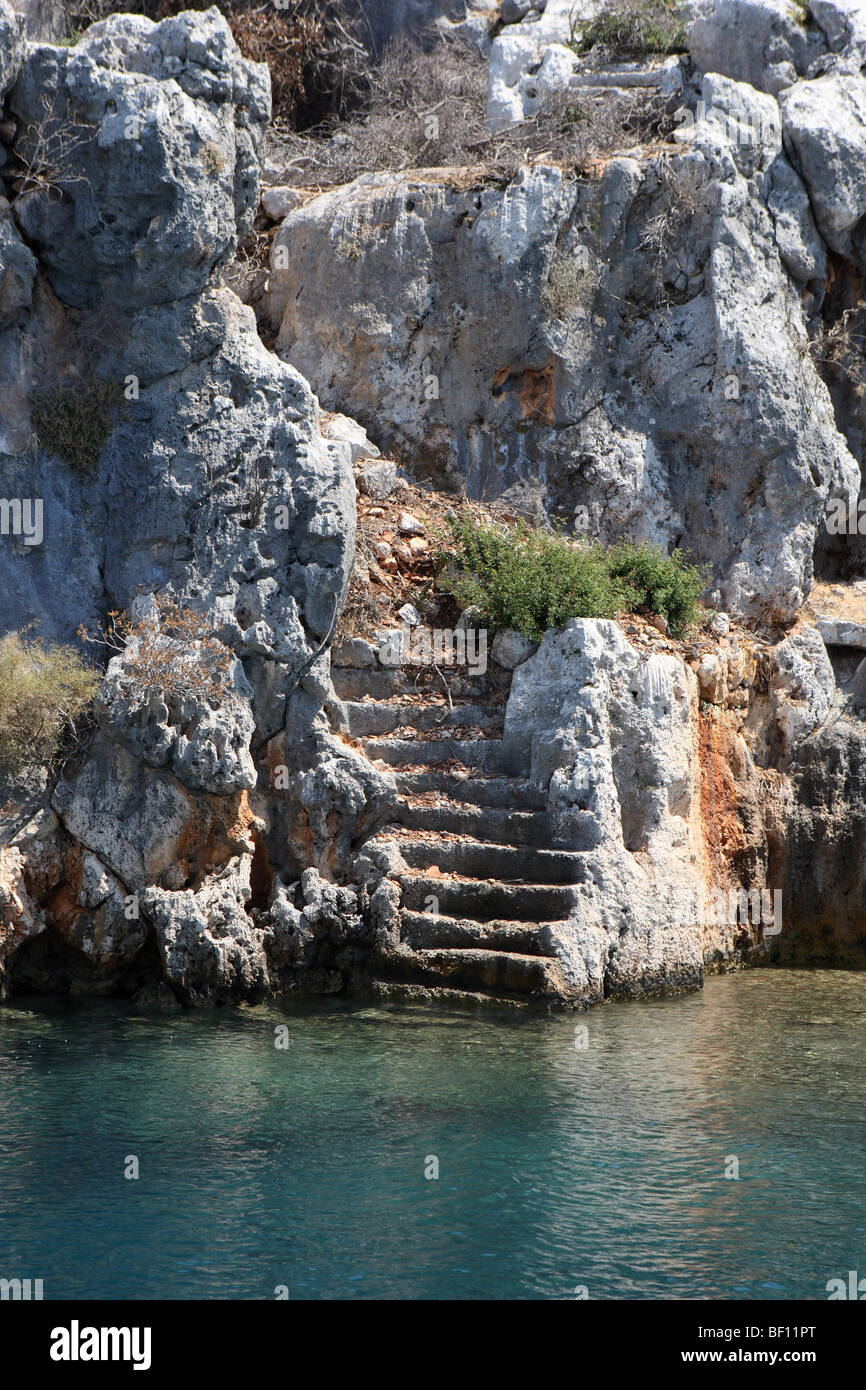 Sunken City of Kekova Turkey Stock Photo - Alamy
