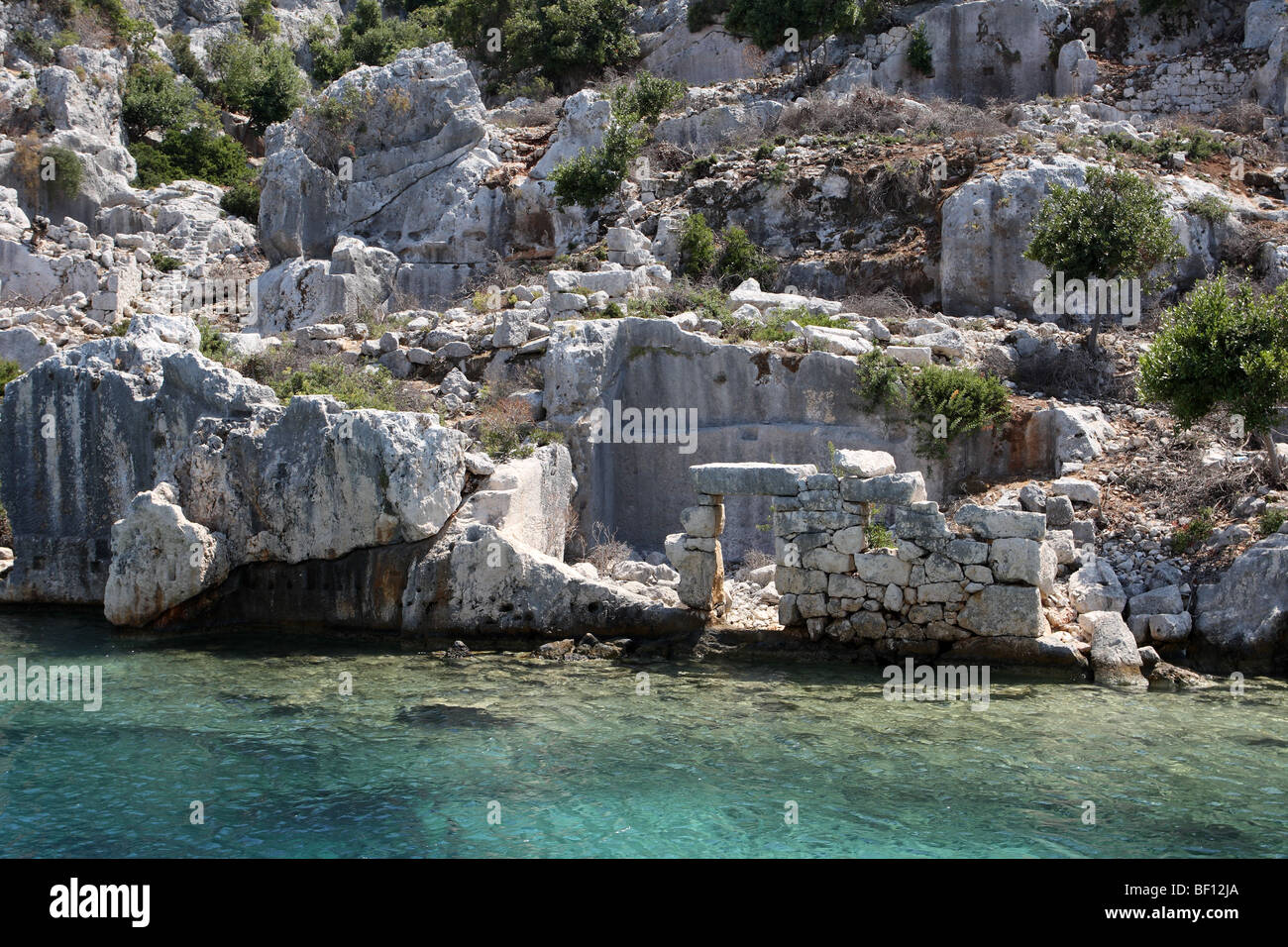 Sunken City of Kekova Turkey Stock Photo - Alamy