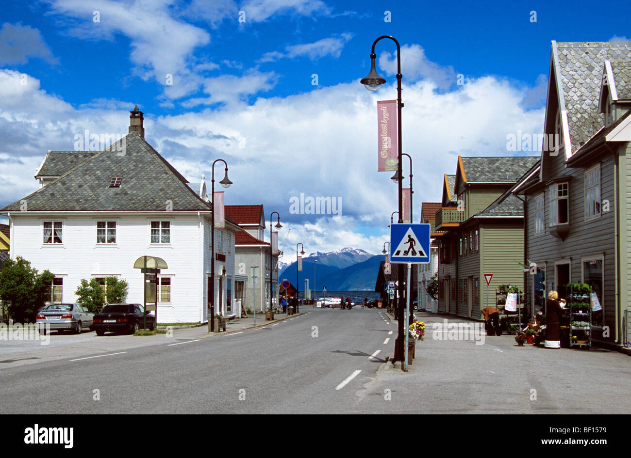 Village of Vik on Sognefjord Stock Photo - Alamy