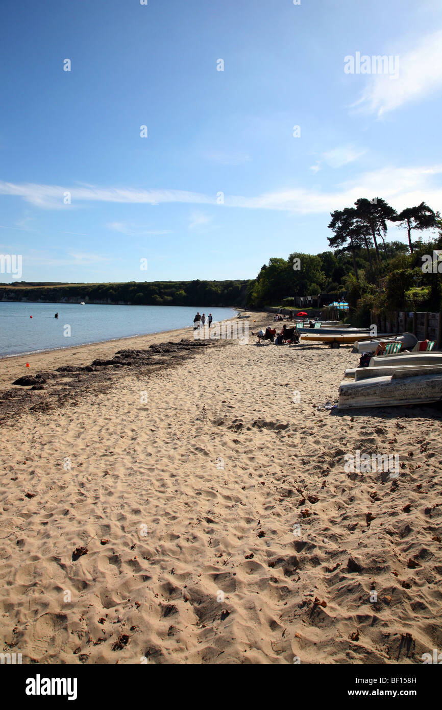 Studland village and beach hi-res stock photography and images - Alamy
