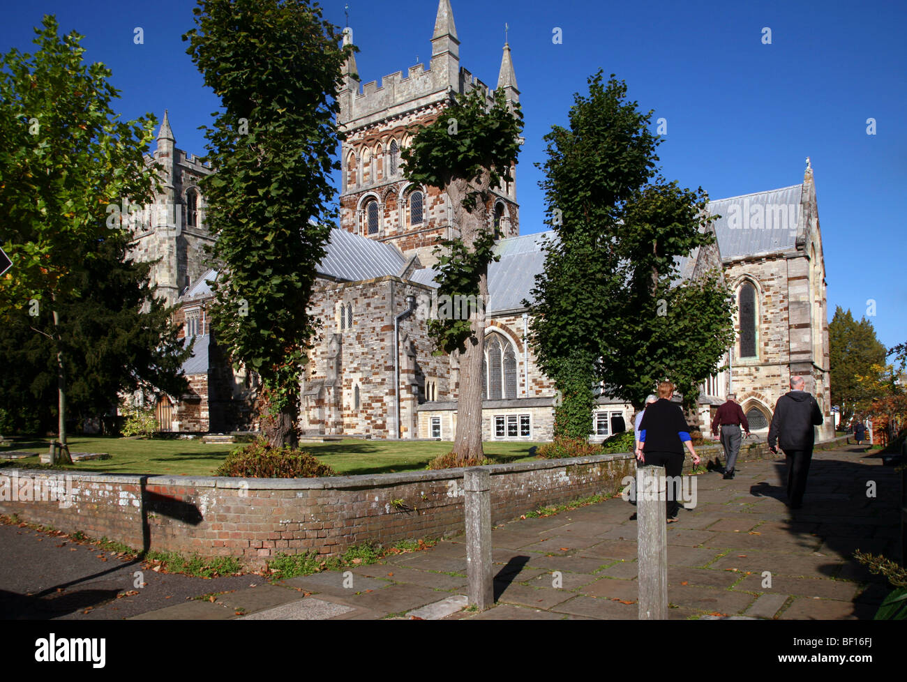 Wimborne Minster Church famed for its chained library and tomb of King ...