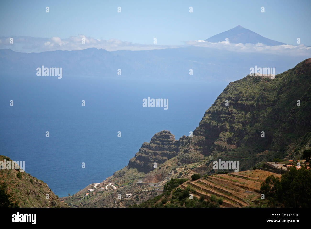 Valley of Hermigua, La Gomera Stock Photo - Alamy