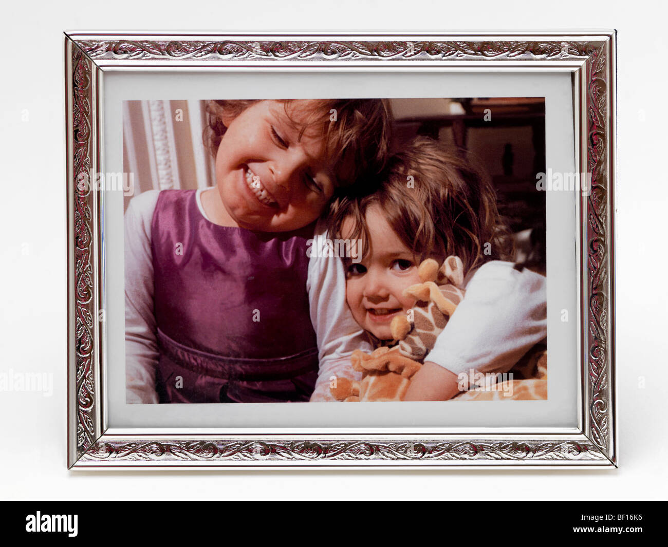 Photo Frame with Children Stock Photo - Alamy