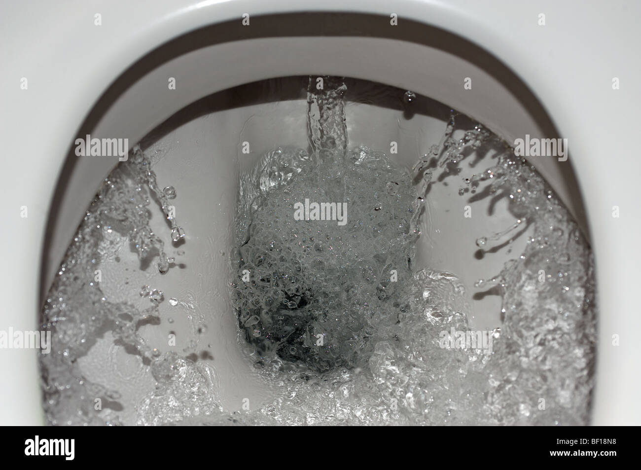 Water efficient toilet Stock Photo - Alamy