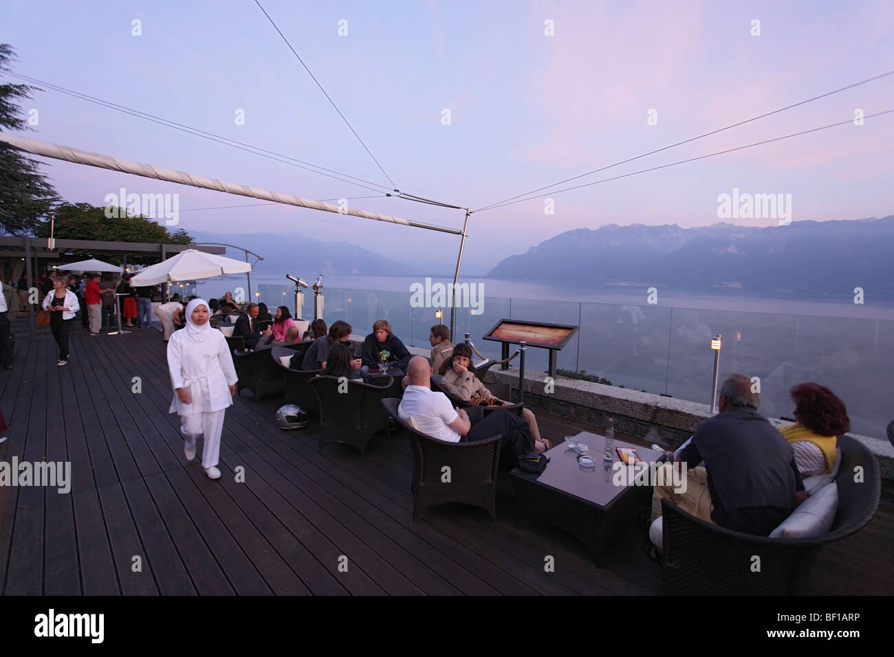 Restaurant La Deck, Hotel Baron Tavernier, Chexbres, Lavaux, Canton ...