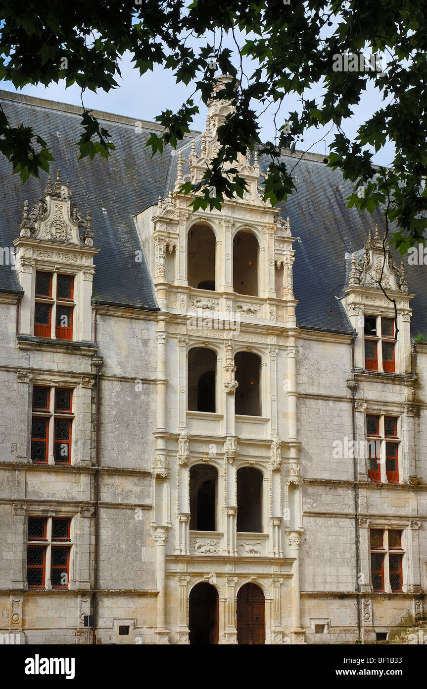 Azay- le- Rideau chateau. Castle of Azay-le-Rideau,built in Renaissance ...