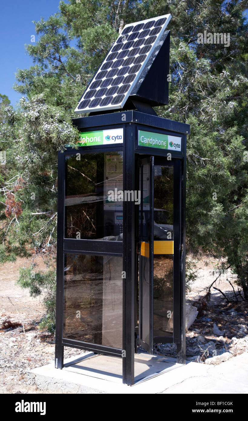 Telephone box powered solar panel hi-res stock photography and images ...