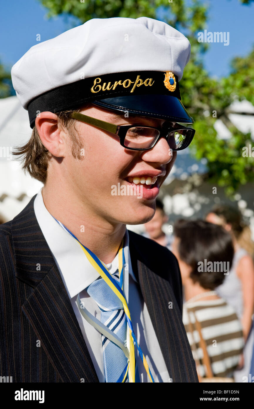 A smiling young man who has just passed studentexamen Stock Photo - Alamy
