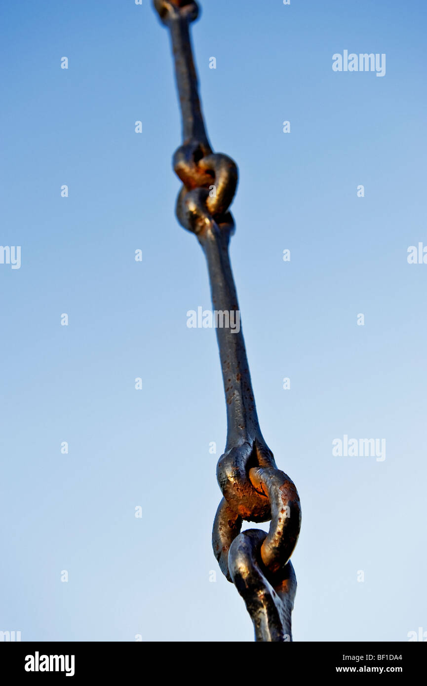 Wrought iron chains hi-res stock photography and images - Alamy