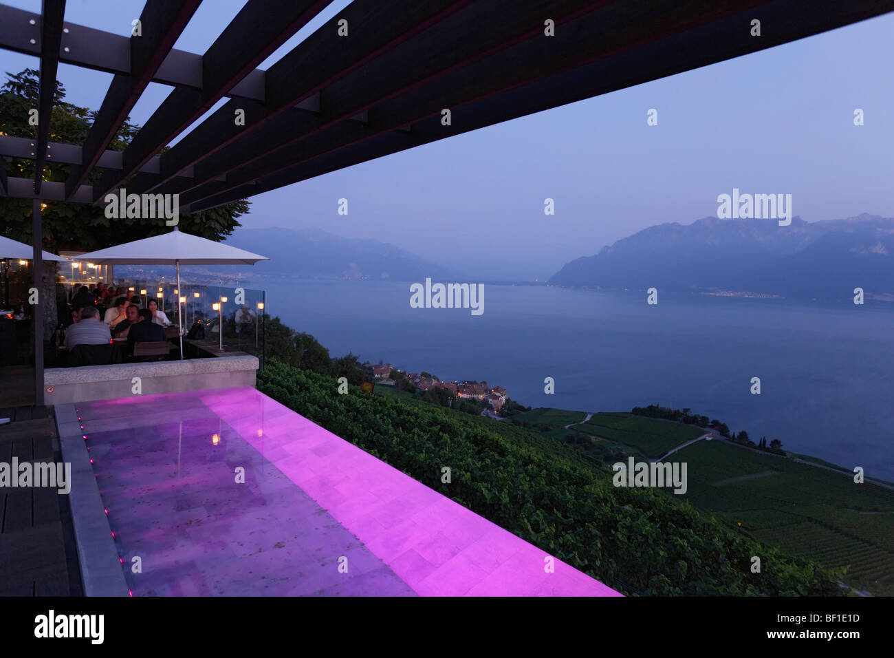 Restaurant La Deck, Hotel Baron Tavernier, Chexbres, Lavaux, Canton ...