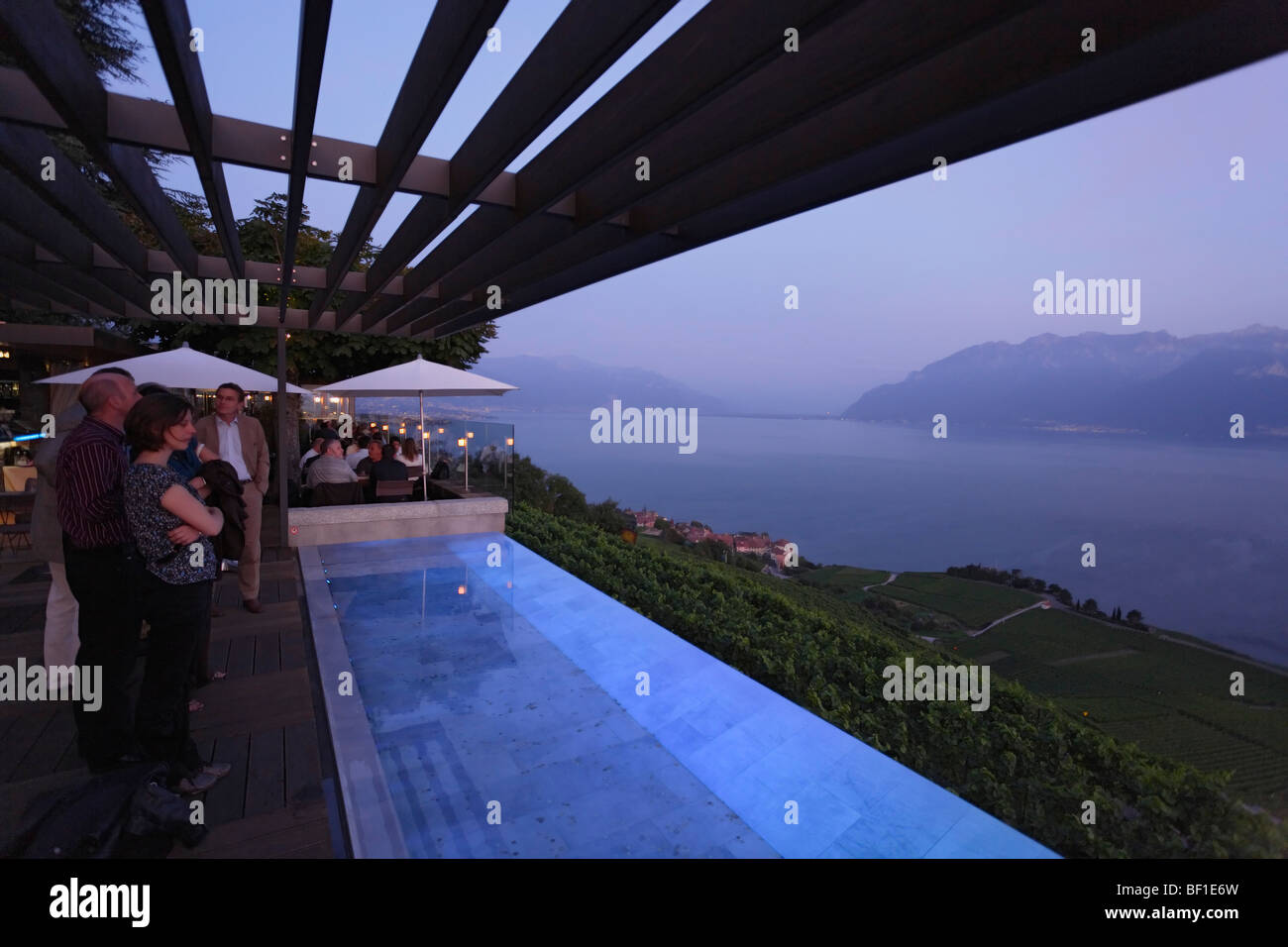 Restaurant La Deck, Hotel Baron Tavernier, Chexbres, Lavaux, Canton ...
