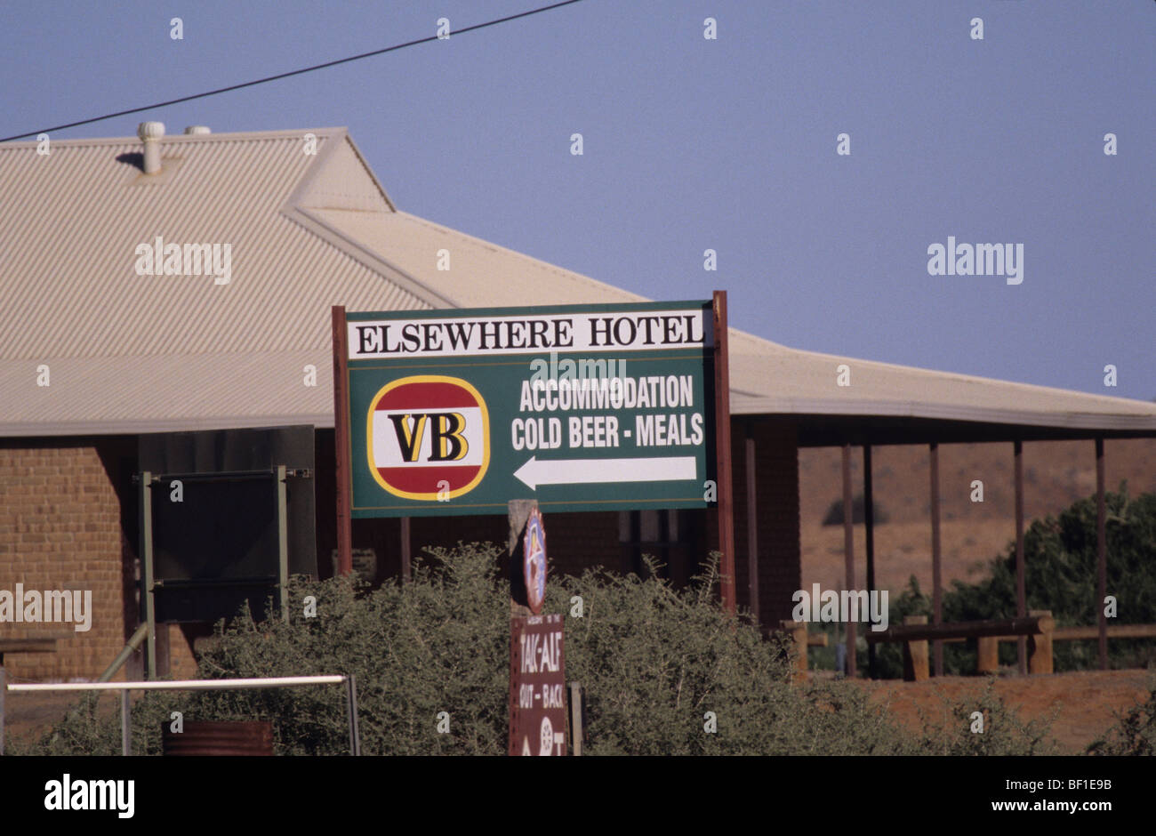 Elsewhere hotel, Lyndhurst, South Australia Stock Photo - Alamy