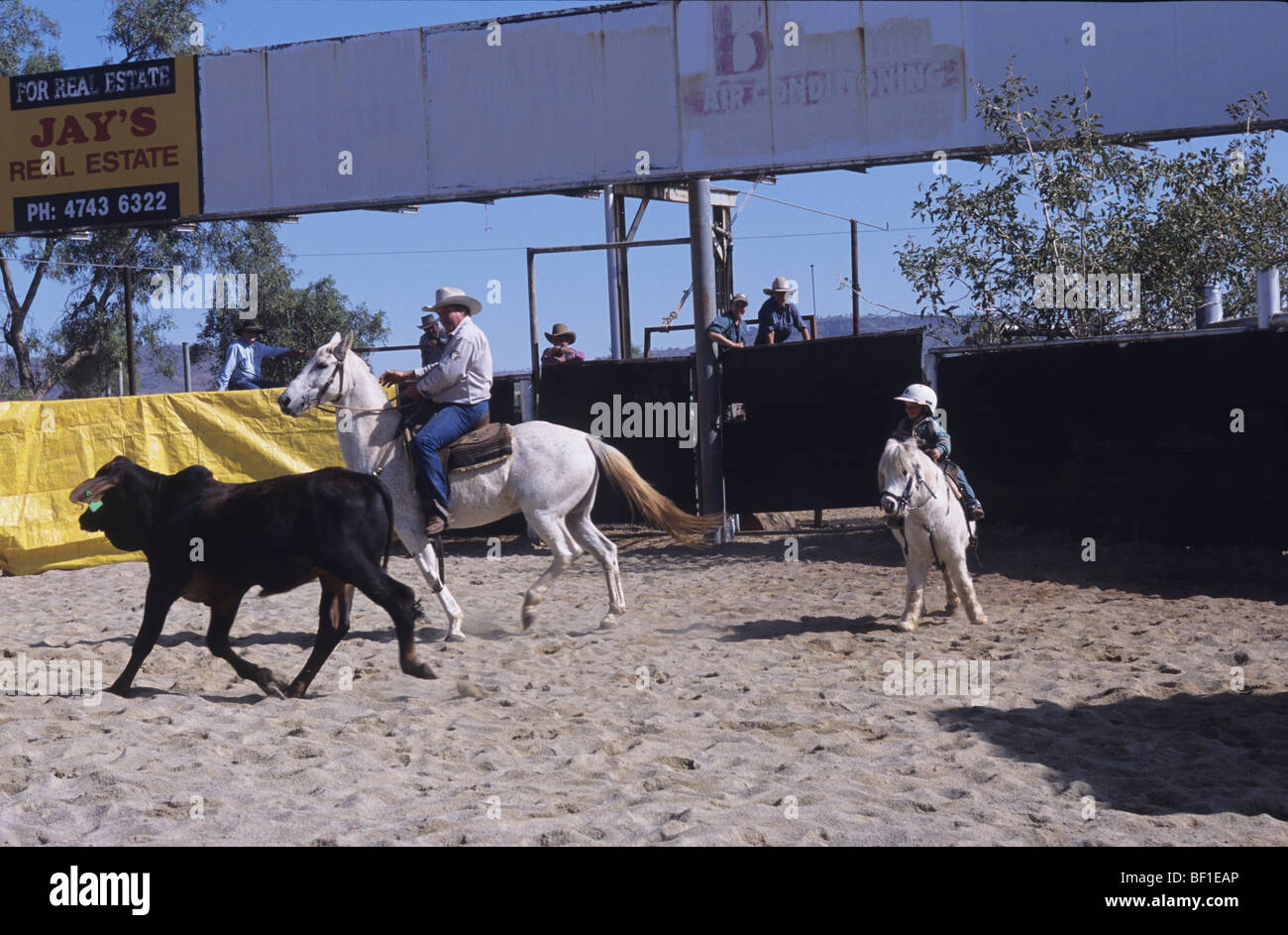 Father son rodeo hi-res stock photography and images - Alamy