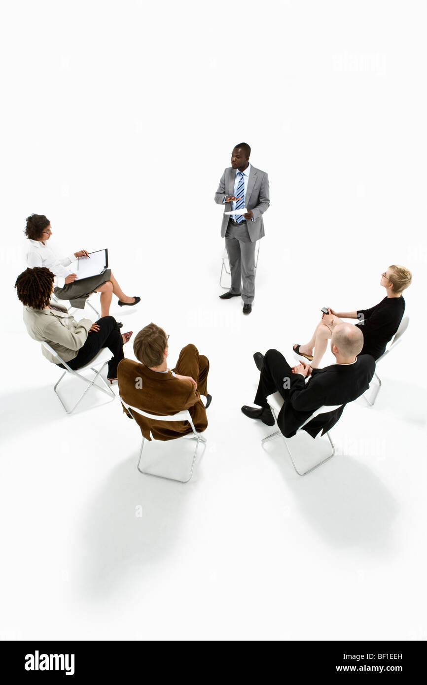 Communication people in business Cut Out Stock Images & Pictures - Alamy