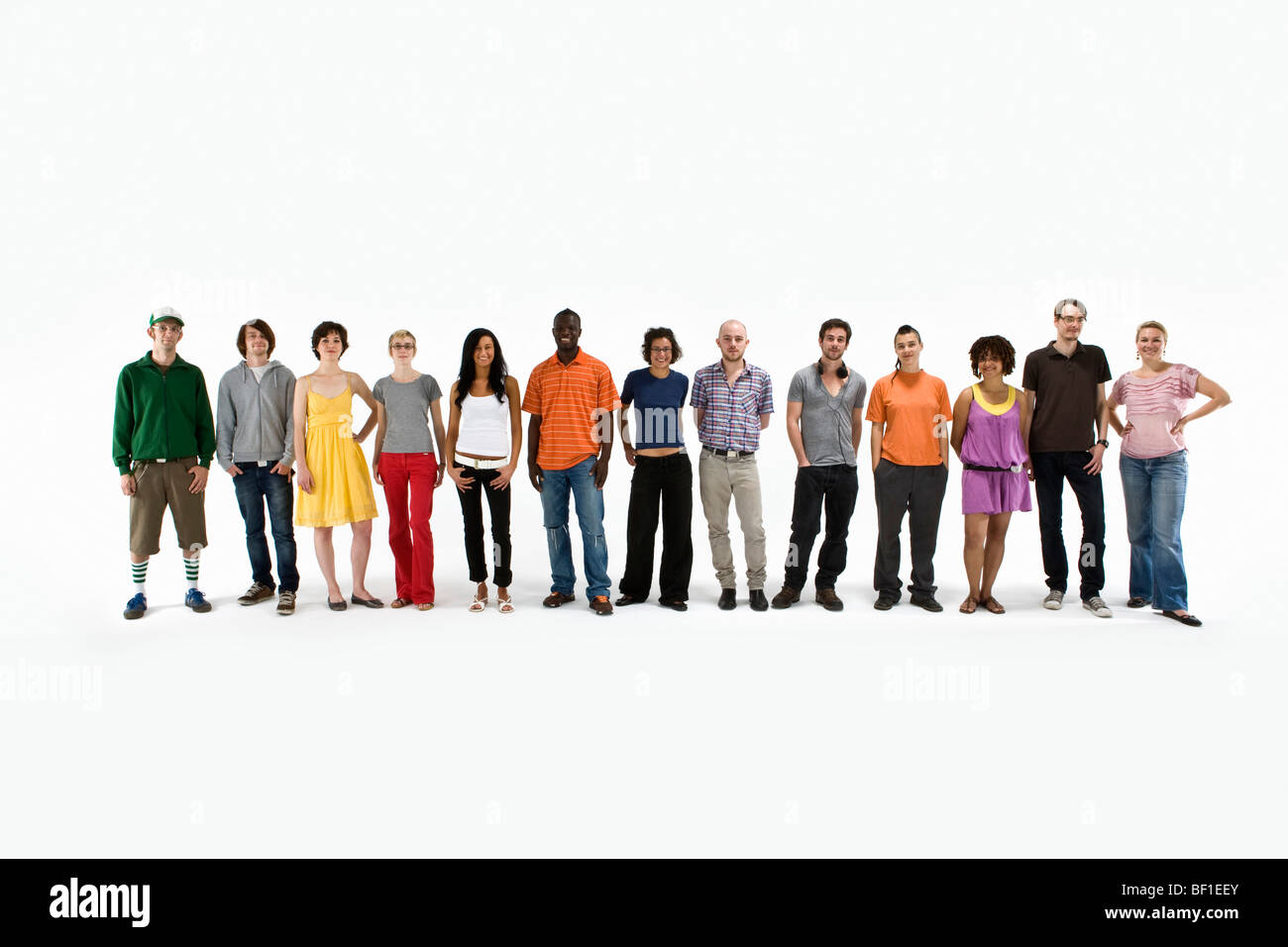 Group men in white Cut Out Stock Images & Pictures - Alamy