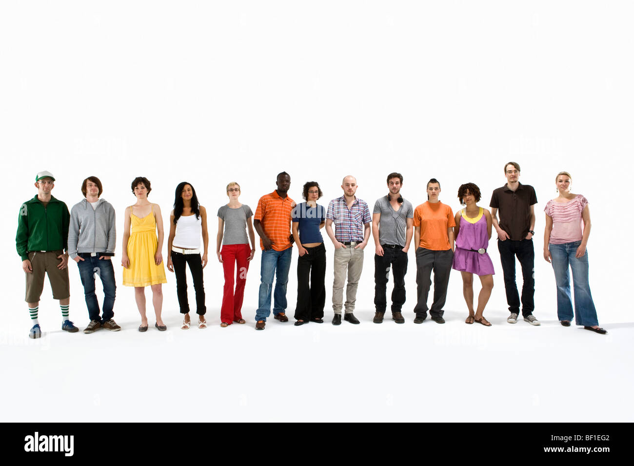 Large group standing in hi-res stock photography and images - Alamy