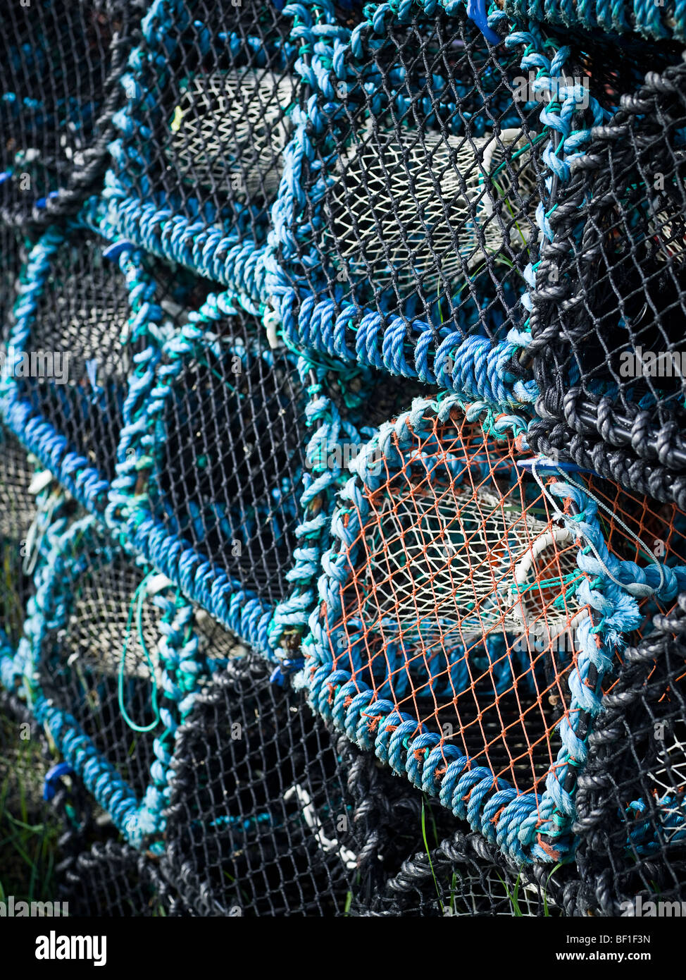Crayfish-pots and lobsterpots, close-up, Sweden Stock Photo - Alamy