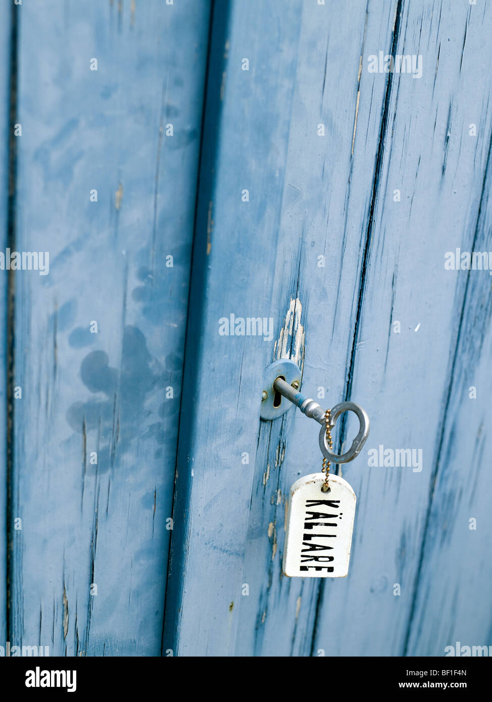 Keys in a keyhole, Sweden Stock Photo - Alamy