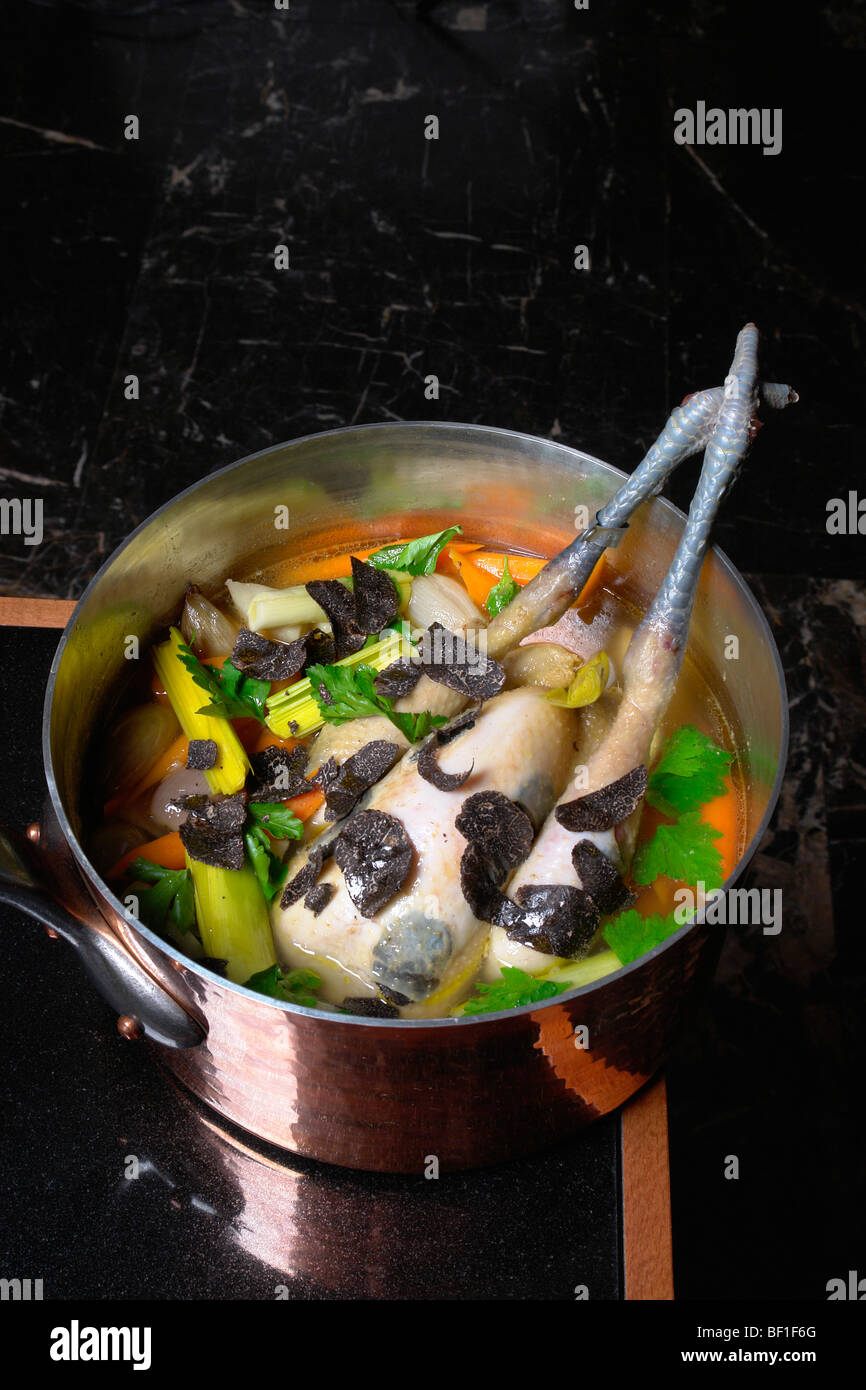 Poultry stew in a pot Stock Photo - Alamy