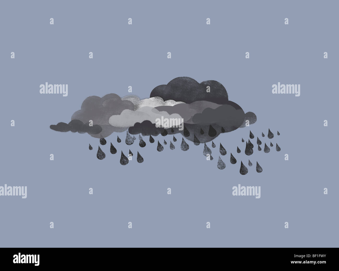 Storm clouds and rain Stock Photo - Alamy