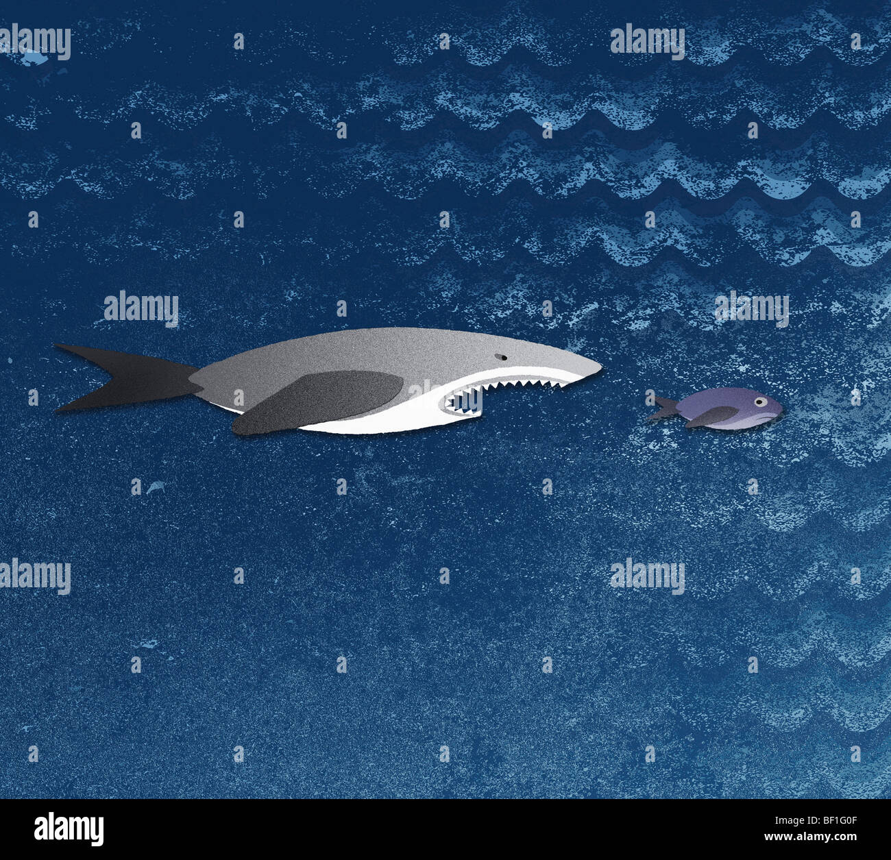 Fish chasing fish hi-res stock photography and images - Alamy